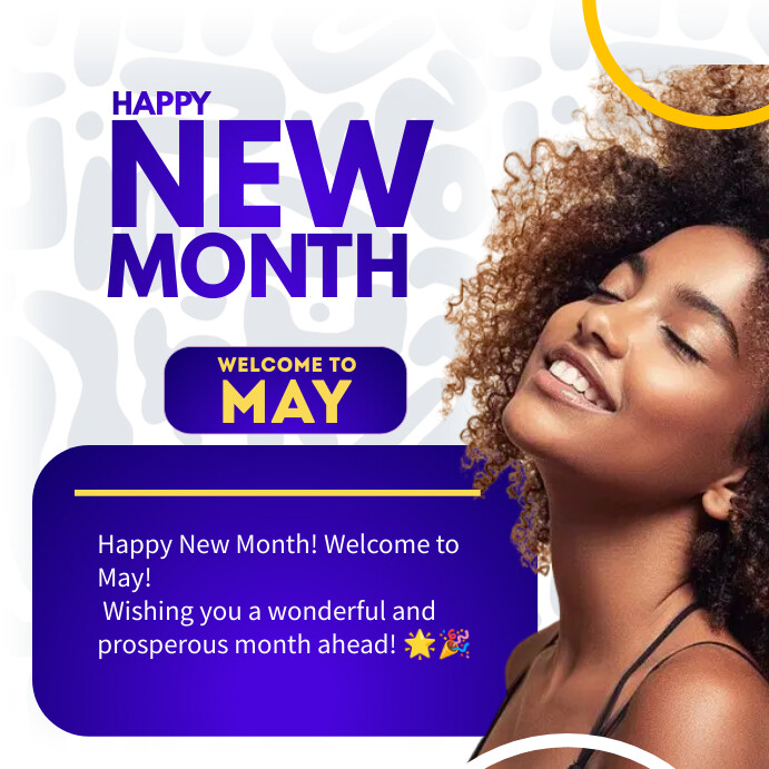 Happy new month, welcome, January February Ma Template | PosterMyWall