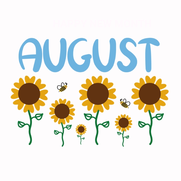 Month Of August Clipart