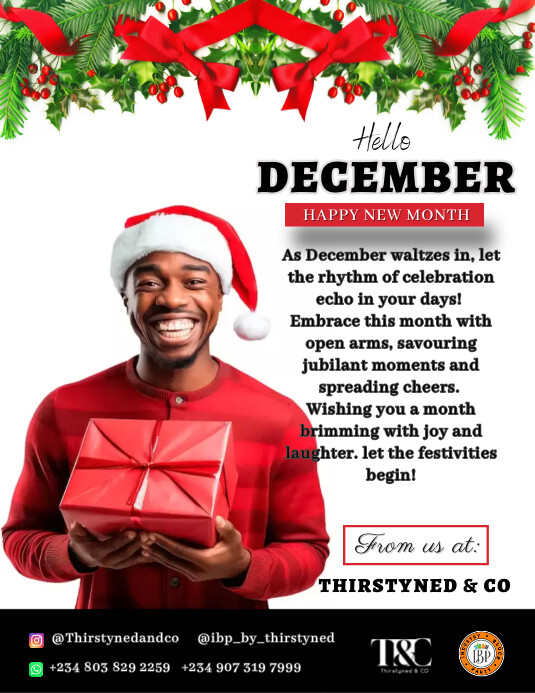 Happy new month (December) Template | PosterMyWall