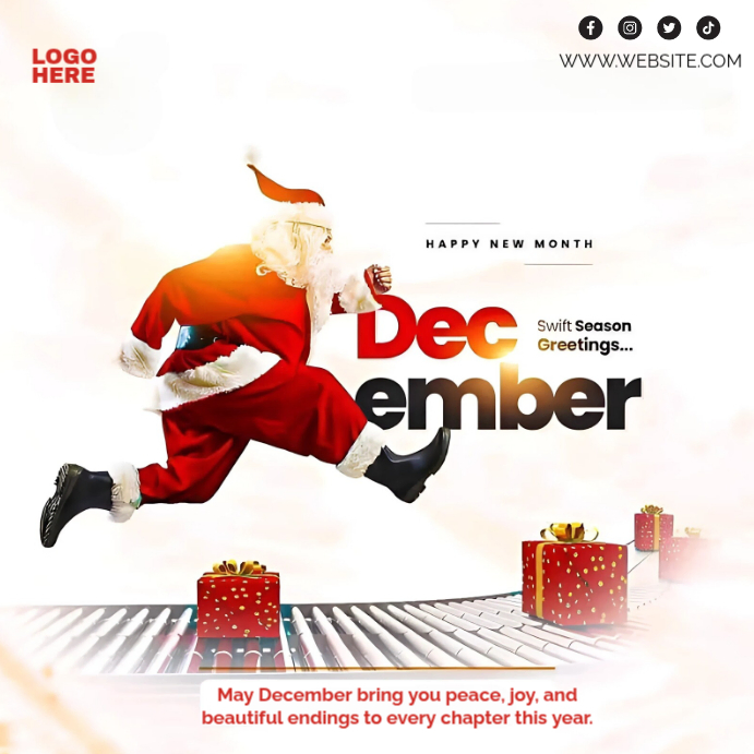Happy new month December Template | PosterMyWall