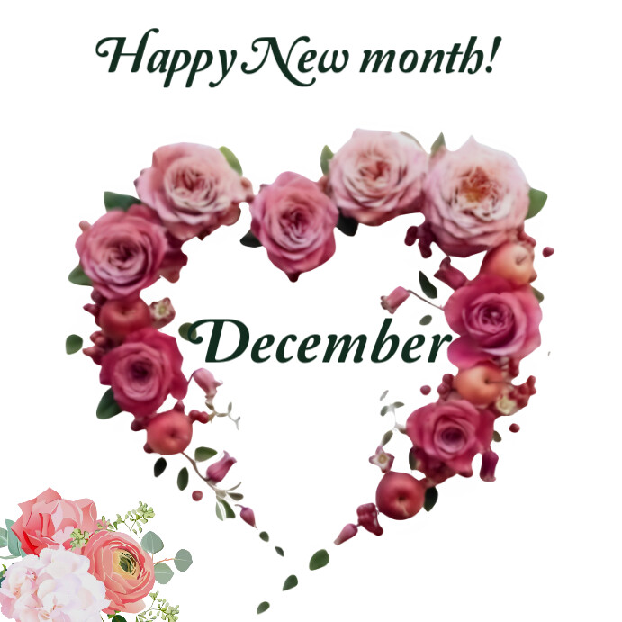 Copy of Happy New Month - December | PosterMyWall
