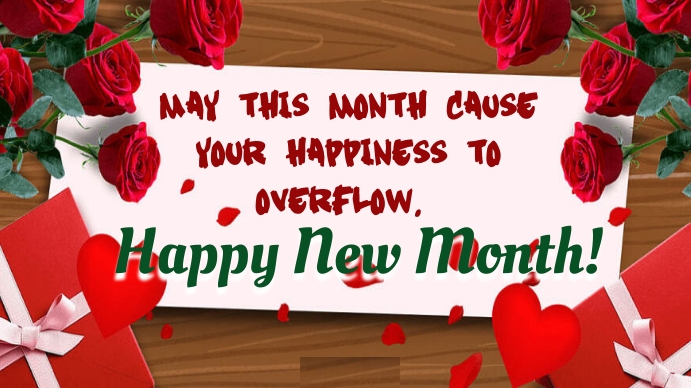 Happy new month Template | PosterMyWall