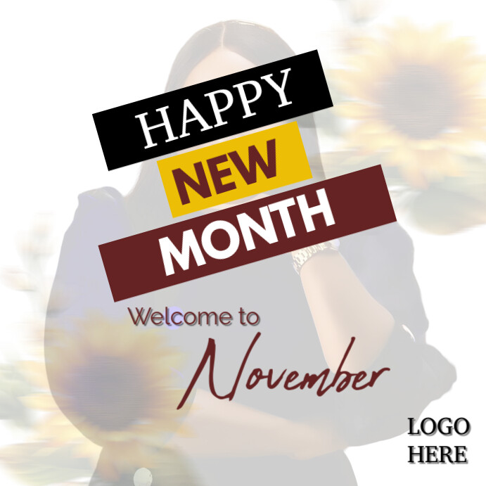 Happy New Month Design Templat | PosterMyWall