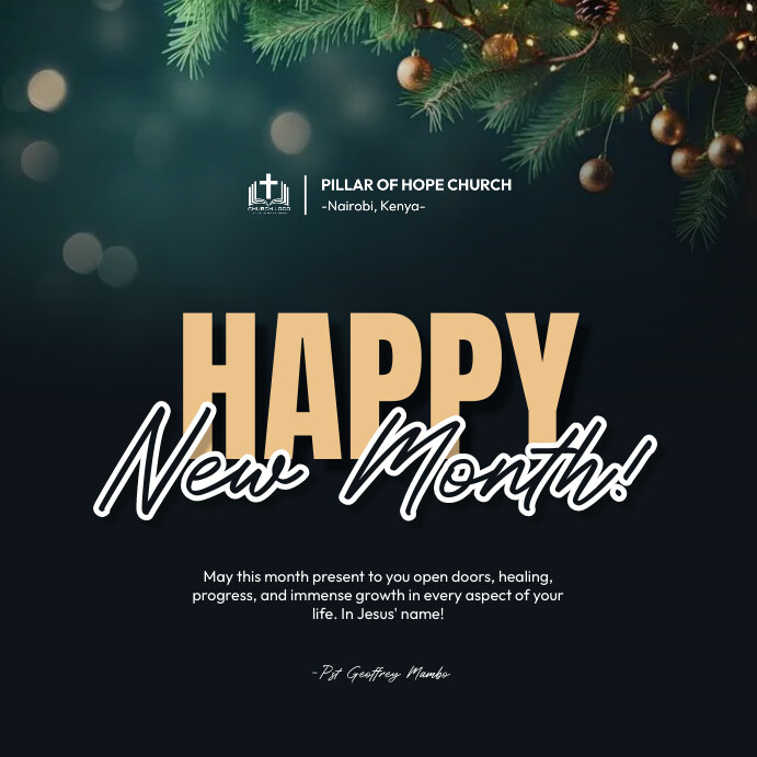 Happy new month Template | PosterMyWall