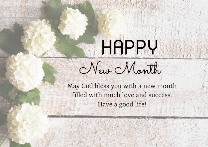 happy new month Template | PosterMyWall