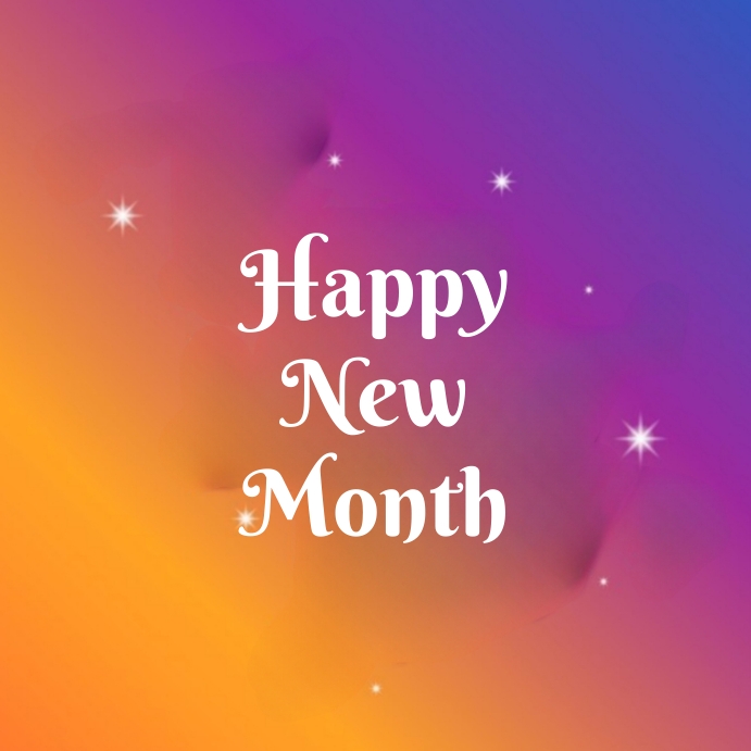 Happy new month Template | PosterMyWall