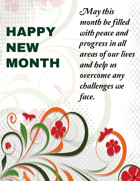 Happy New Month Design Template | PosterMyWall