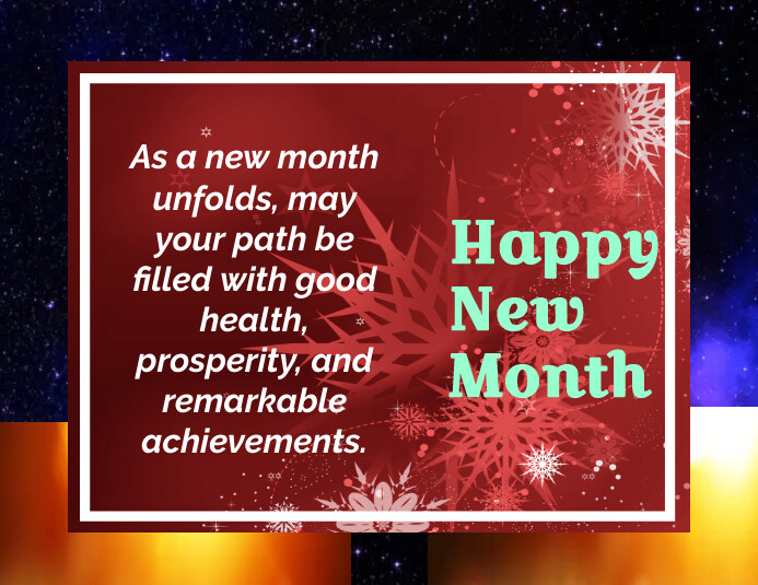 Happy New Month Template | PosterMyWall