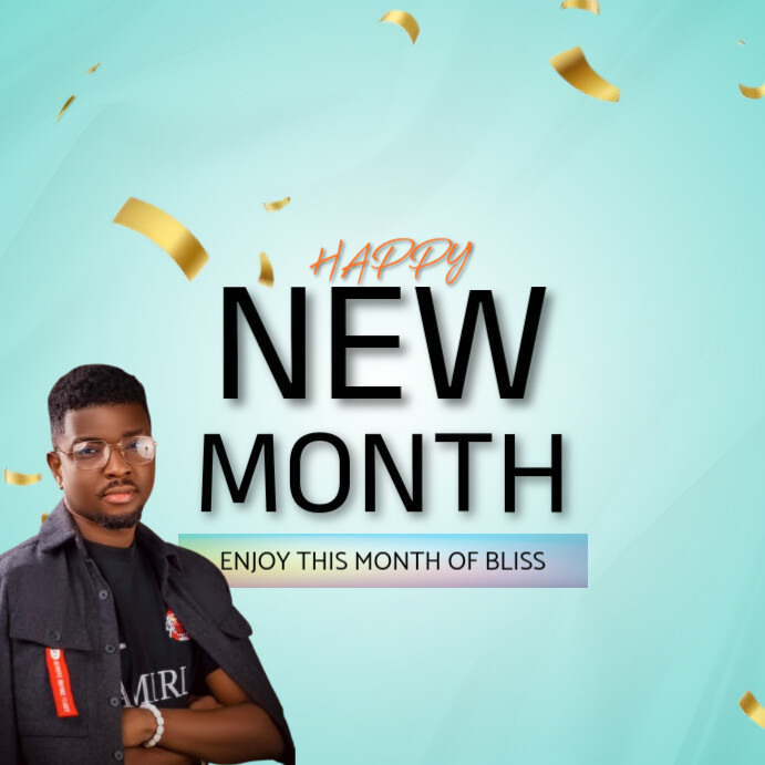 Happy new month Template | PosterMyWall