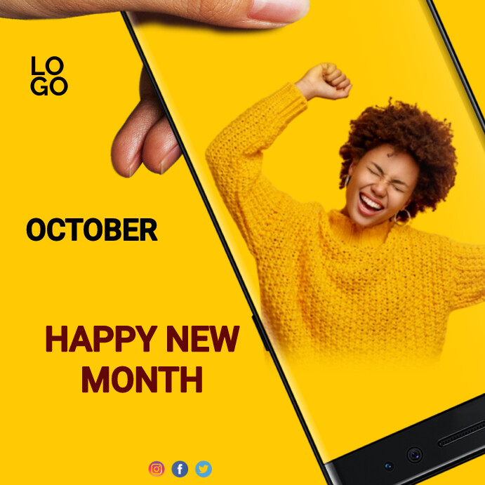 Happy new month Template | PosterMyWall