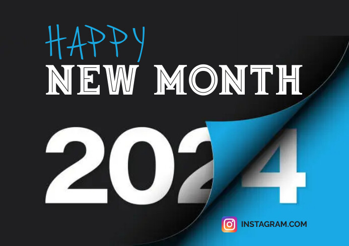 HAPPY NEW MONTH Template | PosterMyWall