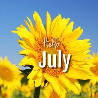 Happy New Month July business card Template | PosterMyWall