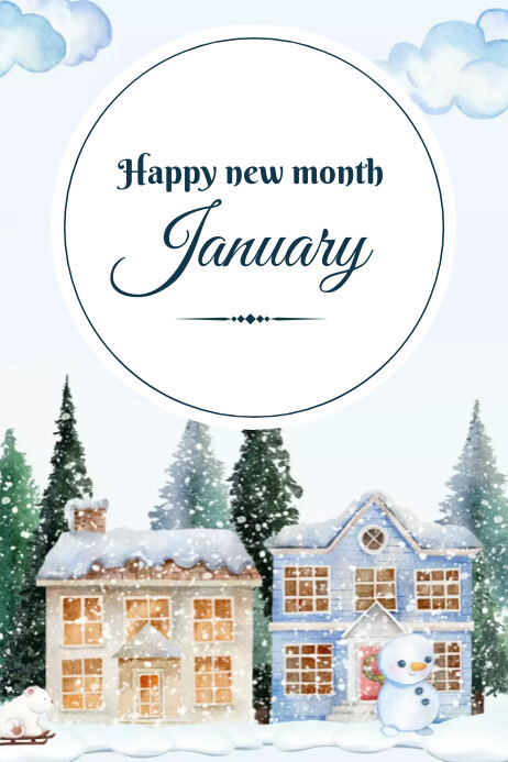 HAPPY NEW MONTH Template | PosterMyWall