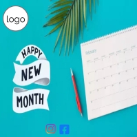 Happy New Month Flyer Template | PosterMyWall