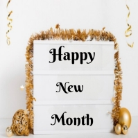 Happy new month Template | PosterMyWall