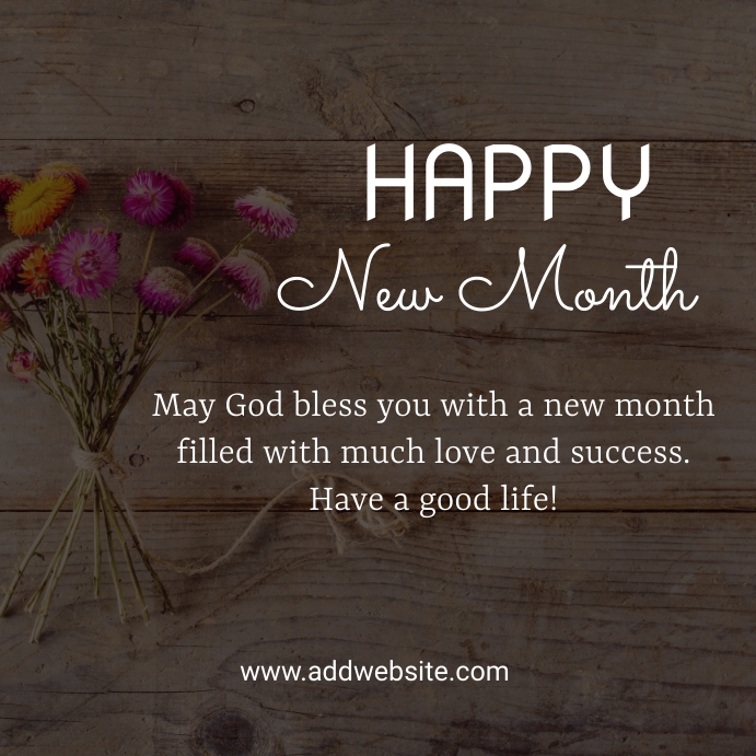 happy new month Template | PosterMyWall