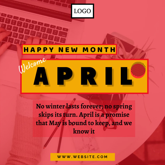 HAPPY NEW MONTH DESIGN TEMPLATE | PosterMyWall