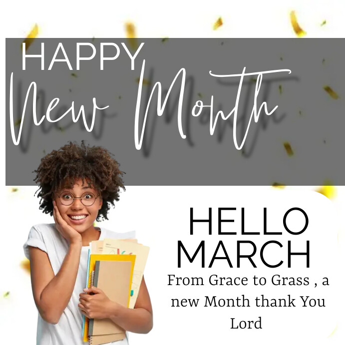 Happy new month Template | PosterMyWall
