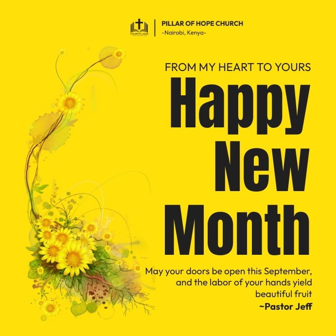 Happy new month Template | PosterMyWall