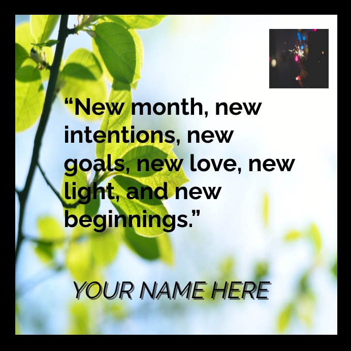 HAPPY NEW MONTH Template | PosterMyWall