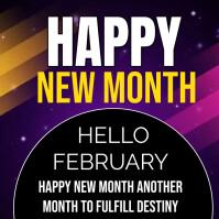 Happy new month Template | PosterMyWall