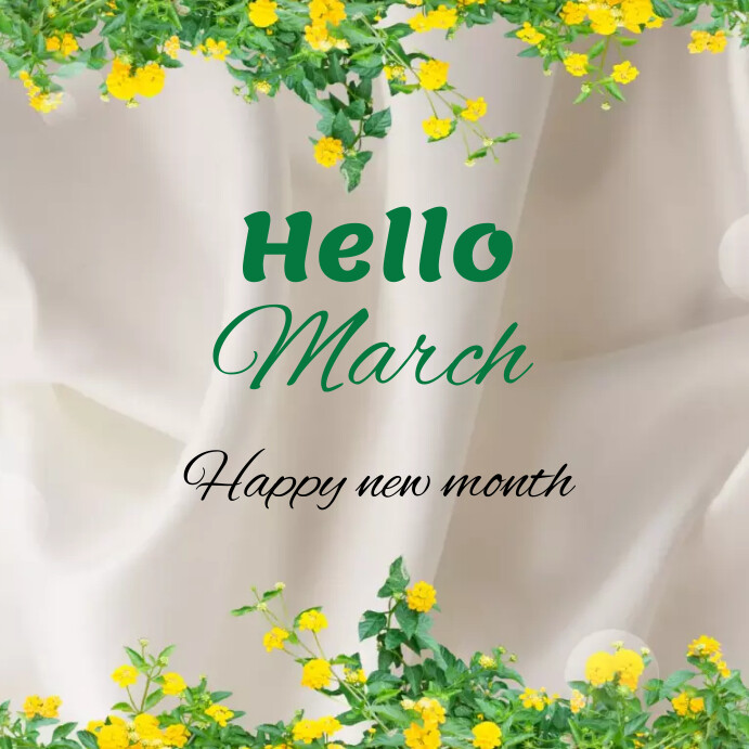 Happy new month design Template | PosterMyWall
