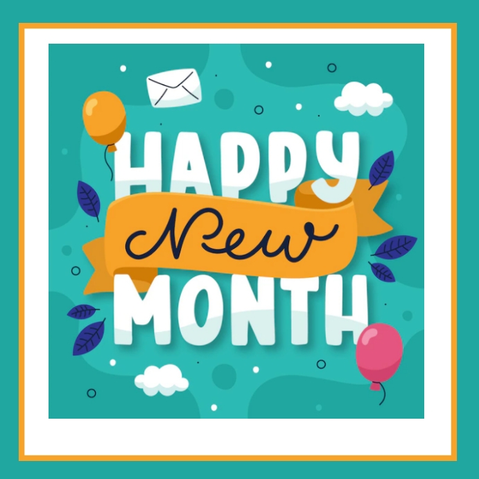 Happy New Month Template | PosterMyWall