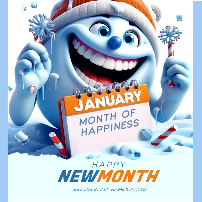 HAPPY NEW MONTH Template | PosterMyWall