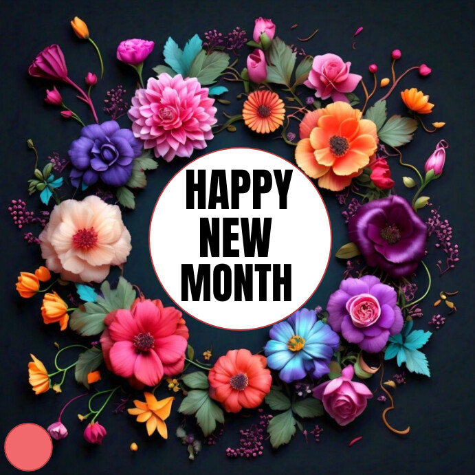 Happy new month design Template | PosterMyWall