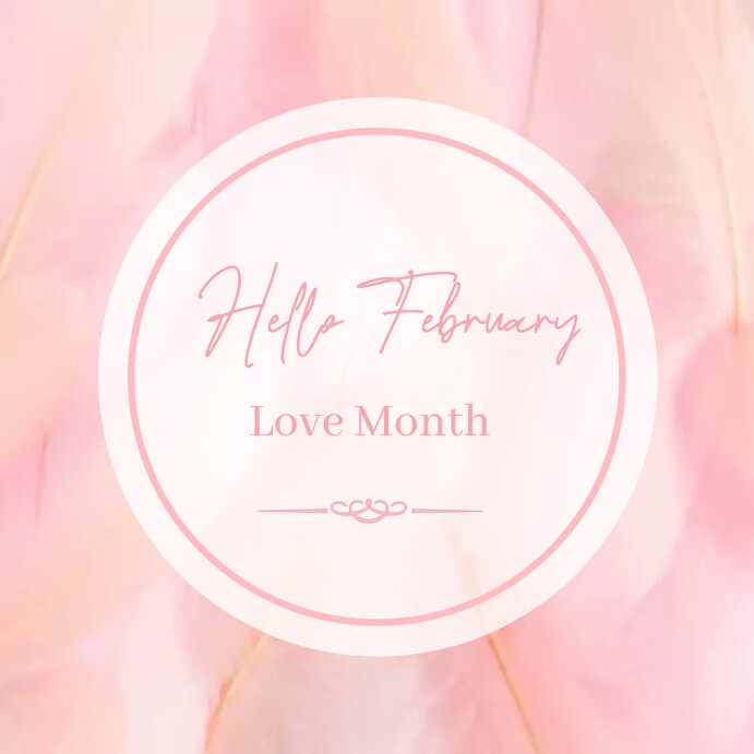 Copy of happy new month february | PosterMyWall