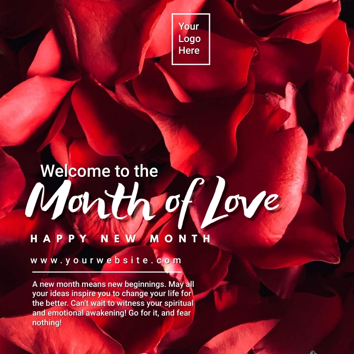 Copy of Happy New Month February IG flyer 2023 | PosterMyWall