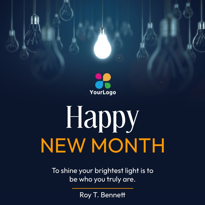 happy new month flyer Template | PosterMyWall
