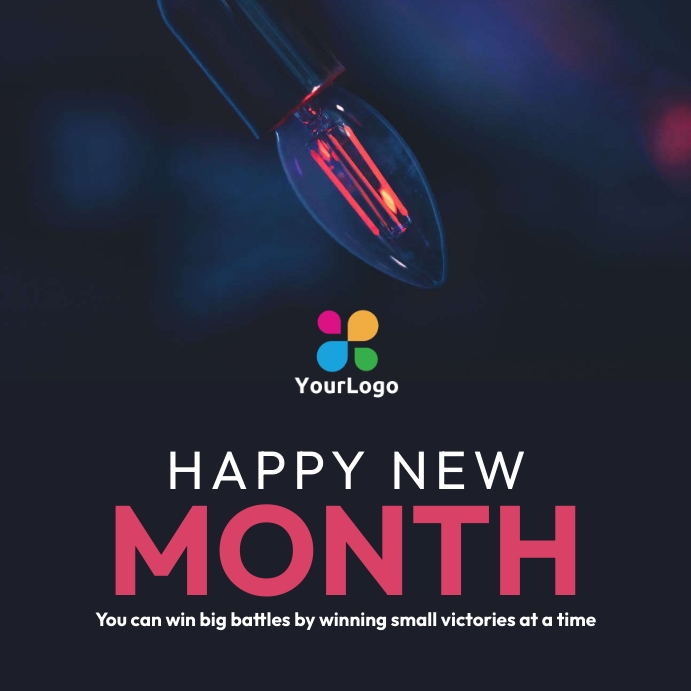 happy new month flyer Template | PosterMyWall
