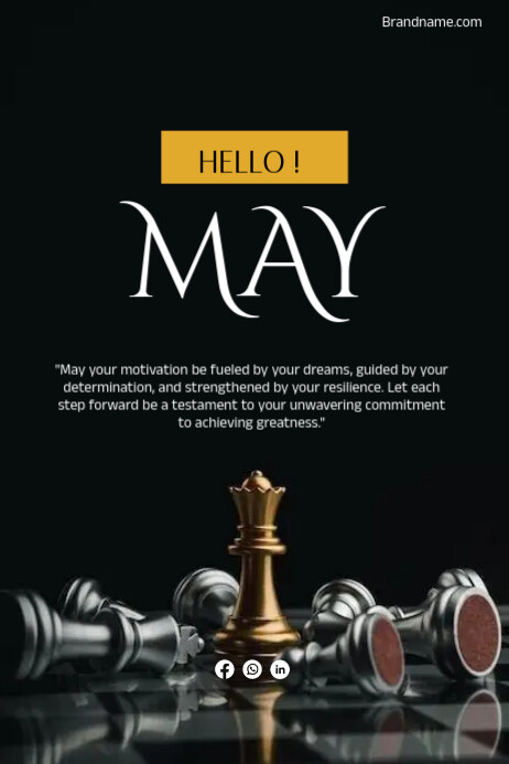 Copy of Hello May | PosterMyWall
