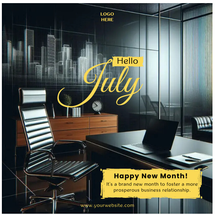 Plantilla de Happy New Month Flyer | PosterMyWall