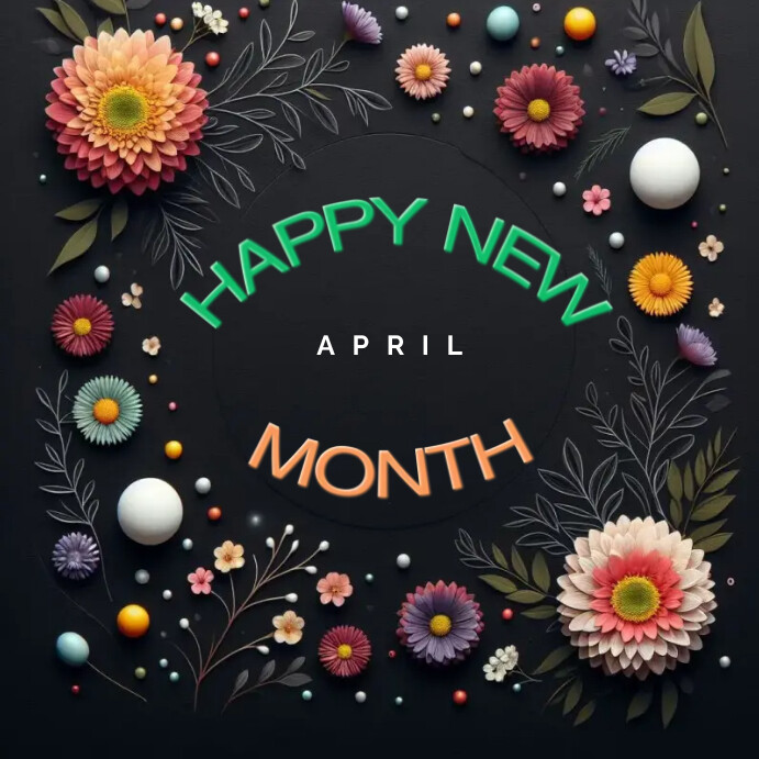 Plantilla de Happy New Month flyer template | PosterMyWall