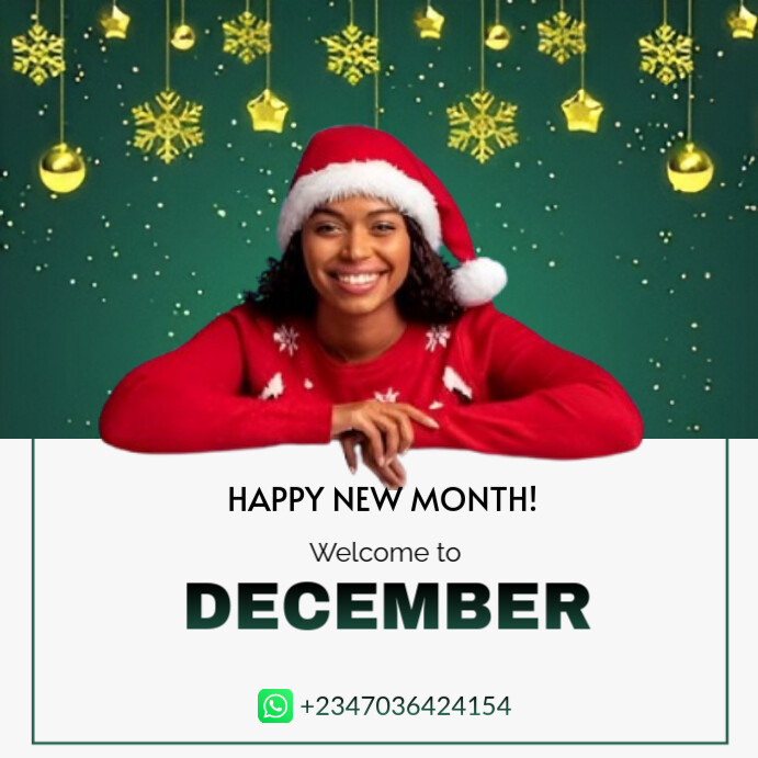 happy new month greeting card Template | PosterMyWall