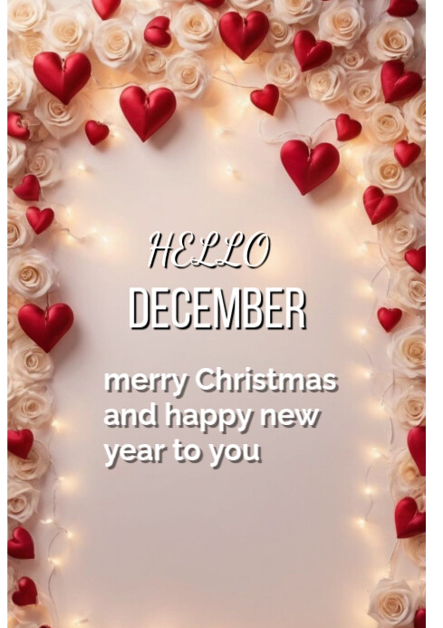 Happy new month/hello December Template | PosterMyWall
