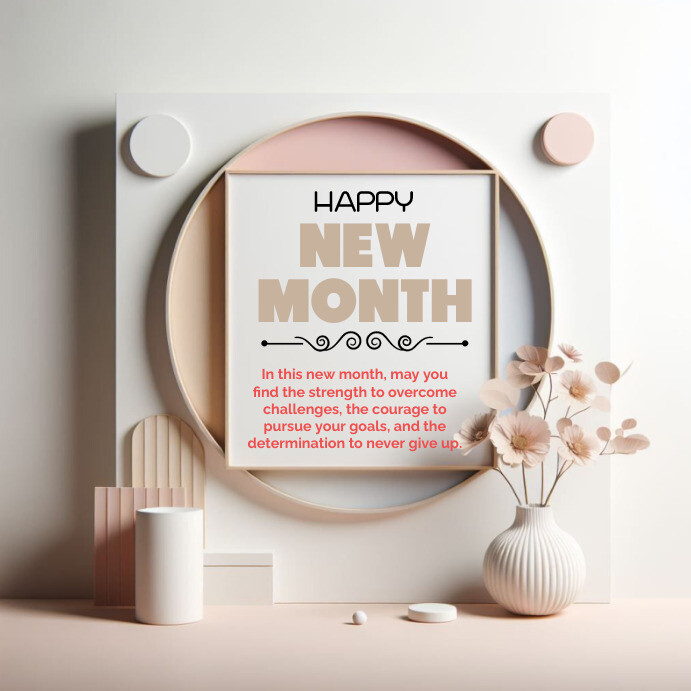 Happy New Month Instagram Post Template | PosterMyWall