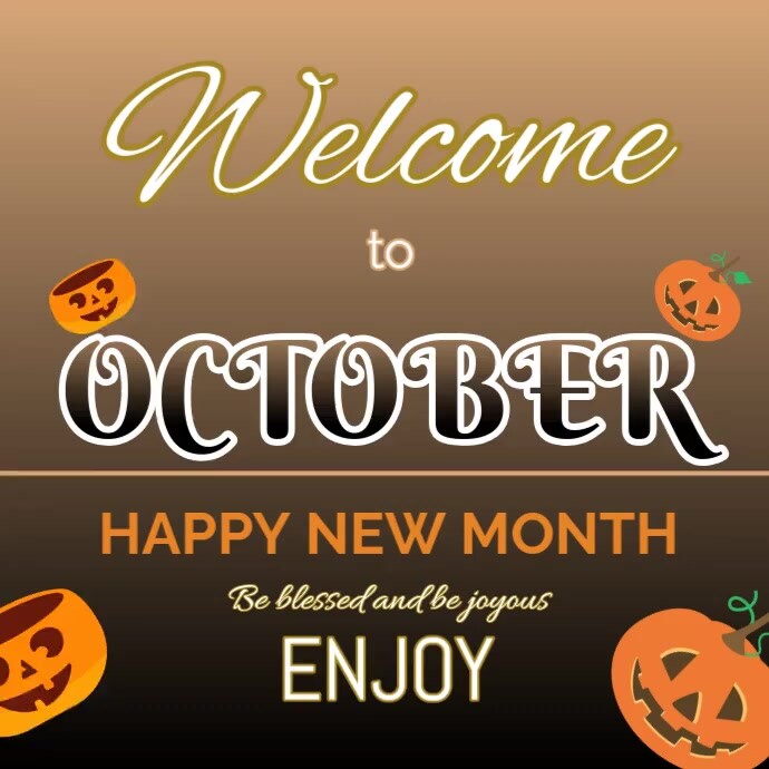 Copy of Happy New Month Instagram Post_Joyful Pastel_October | PosterMyWall