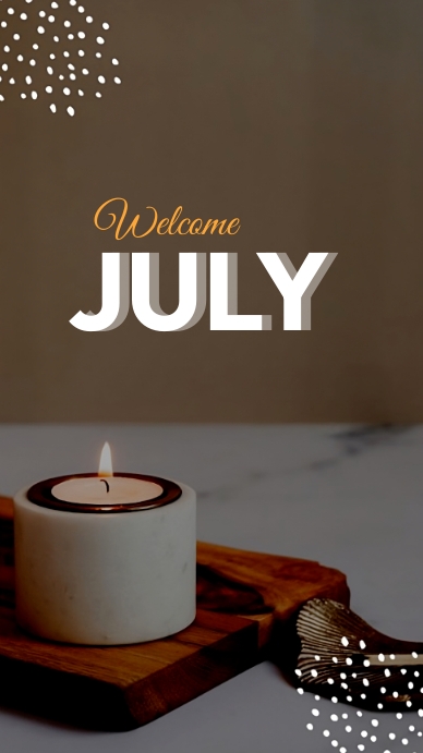 happy new month july Template | PosterMyWall
