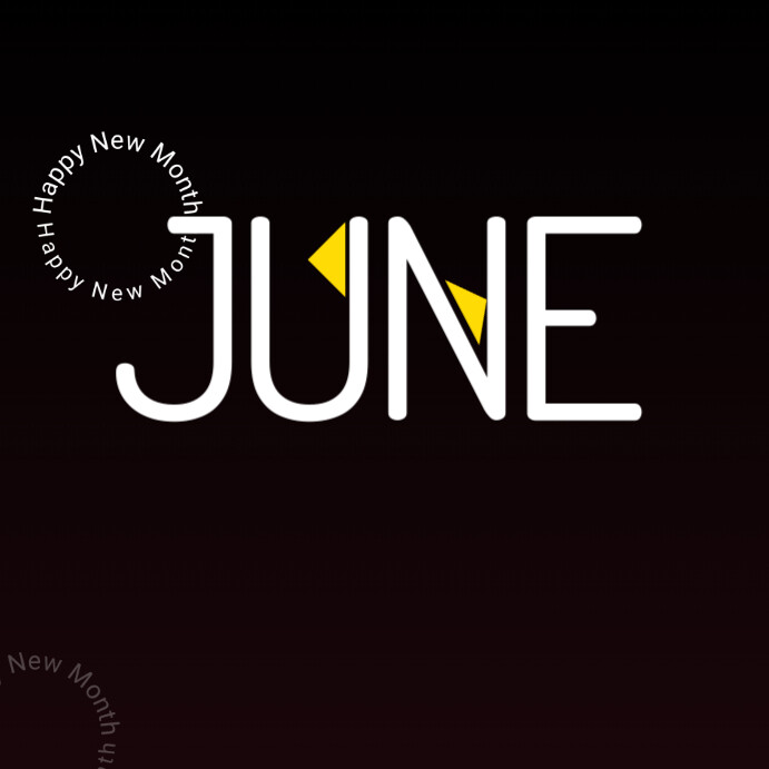 Copy of Happy new month June | PosterMyWall