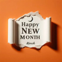 Happy new month march Template | PosterMyWall