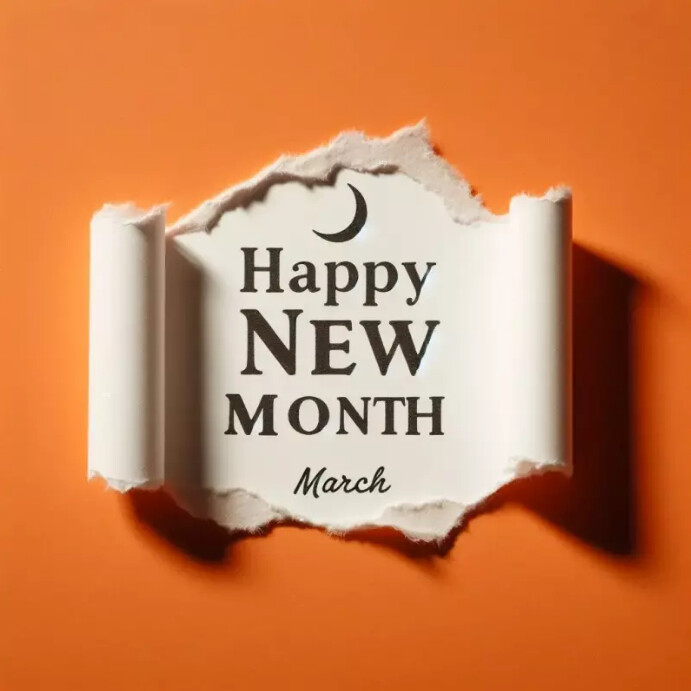 Copy of Happy new month march | PosterMyWall