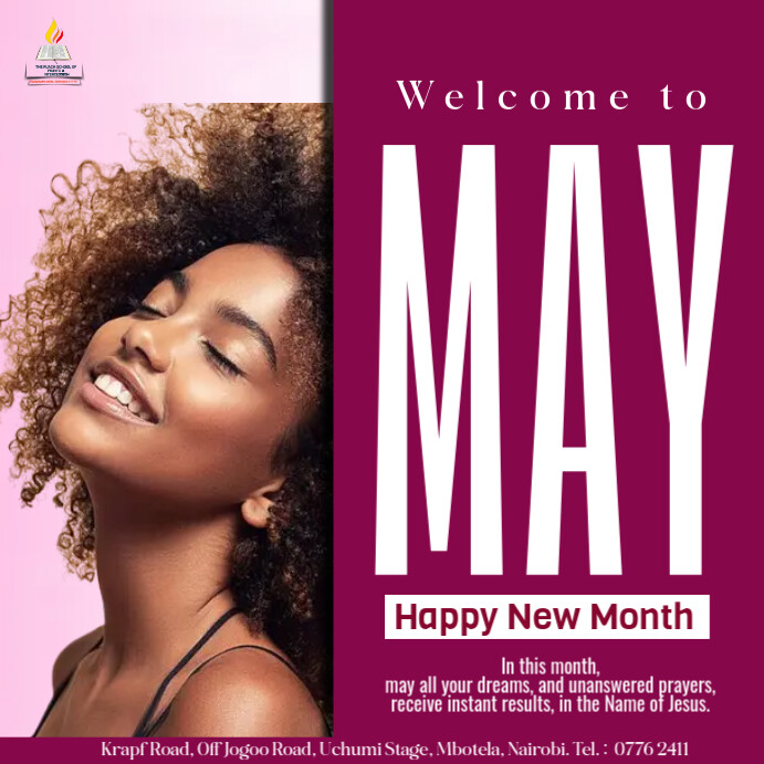 Happy new month May Template | PosterMyWall