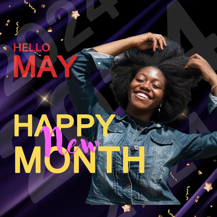 Happy new month may Template | PosterMyWall