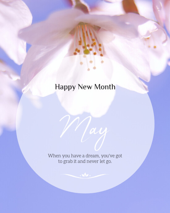 Plantilla de Happy New Month may | PosterMyWall