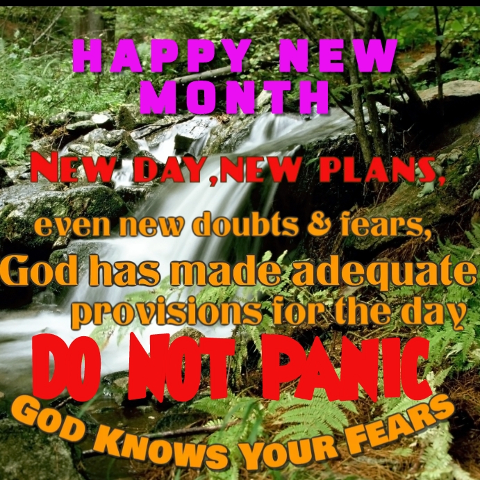 Happy New Month message Template | PosterMyWall