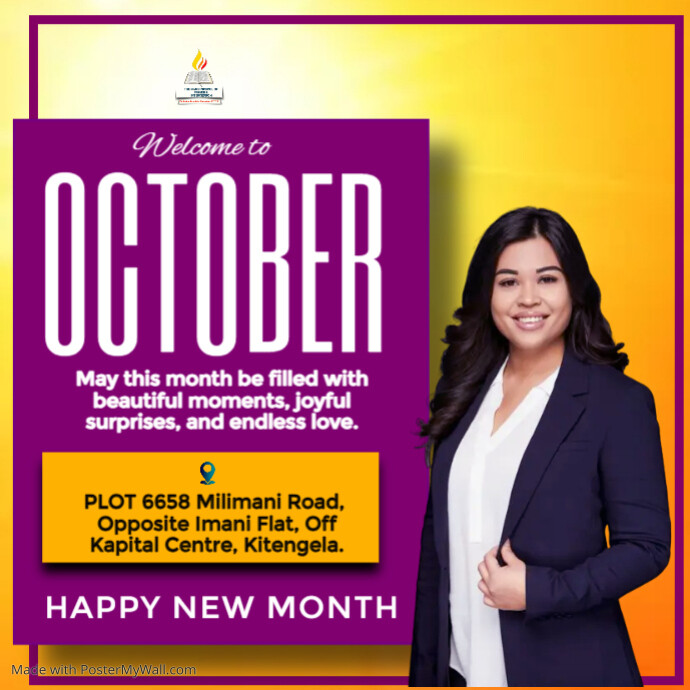 happy new month October Template | PosterMyWall