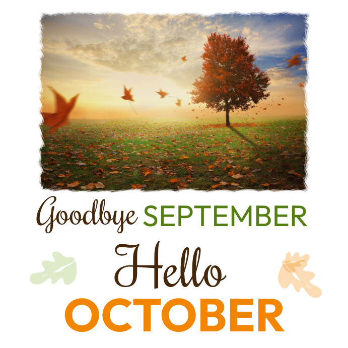 Plantilla de Happy new month october flyer | PosterMyWall